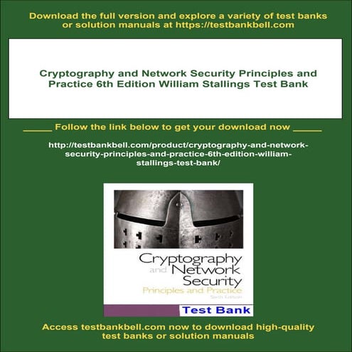 Cryptography and Network Security Principles and Practice 6th Edition ...