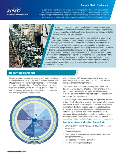Supply Chain Risk Management: Vulnerability and Resilience in Logistics ...