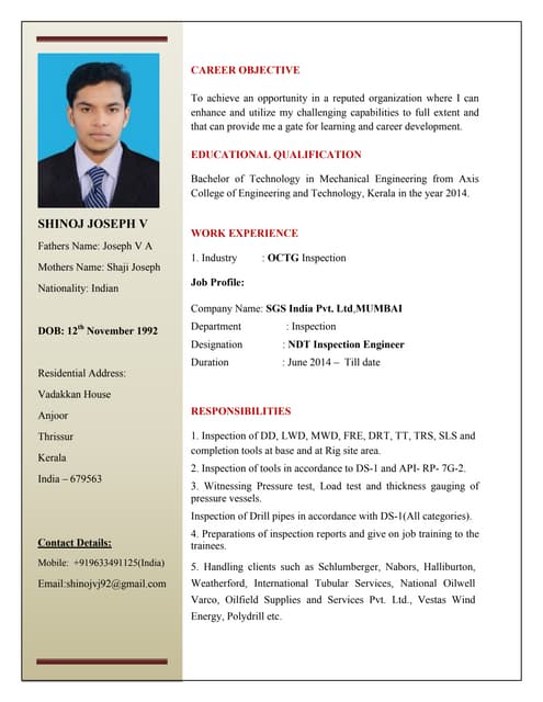 MAN CV | PDF