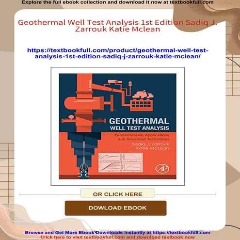 Geothermal Well Test Analysis 1st Edition Sadiq J. Zarrouk Katie Mclean ...