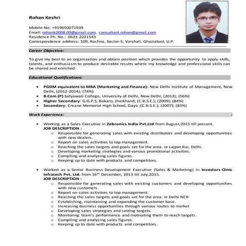 Rohan Resume updated | PDF