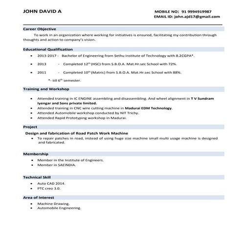 john resume | PDF