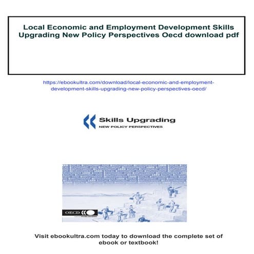 Local Economic and Employment Development Skills Upgrading New Policy ...