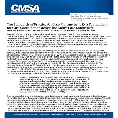 Case Managment 101 | PPT