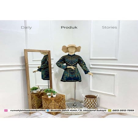 Jahit Vest Batik Modern by Rumah Jahit Azka | PDF