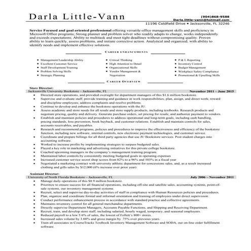 Darla Little-Vann Resume | PDF