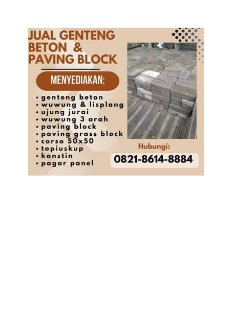 Kombinasi Warna Paving Block, Percantik Halaman Anda! | PDF