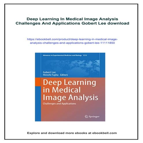 Deep Learning In Medical Image Analysis Challenges And Applications ...