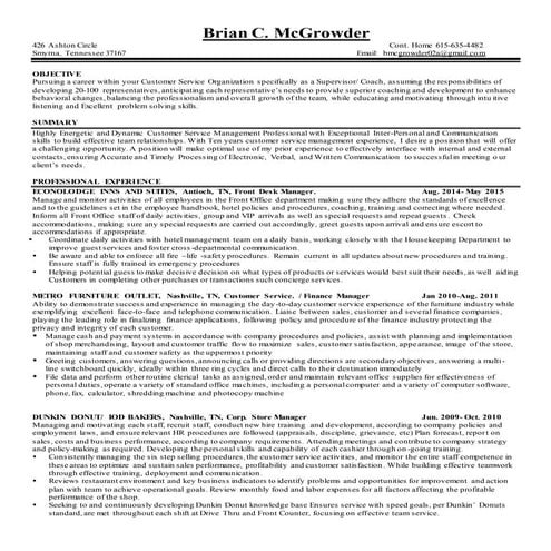 Brian Resume Word | DOCX