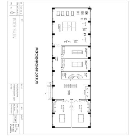 Indoor stadium - ground floor plan | PDF