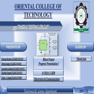 555 timer ic_tesitngcircuit | PPT