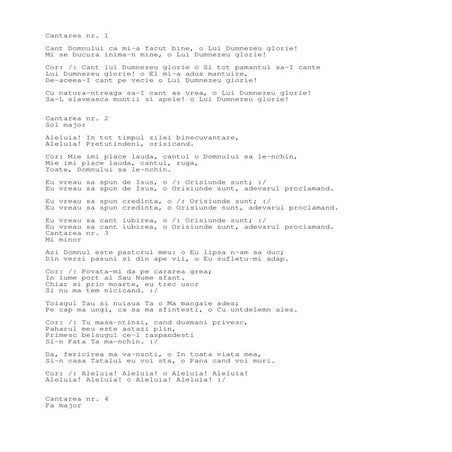 Cantari crestine acorduri_chitara | PDF