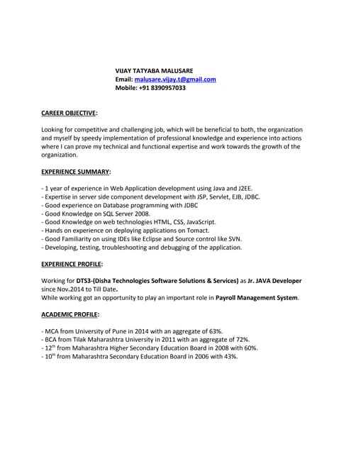 Manoj(Java Developer)_Resume | DOCX