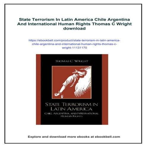 State Terrorism In Latin America Chile Argentina And International ...