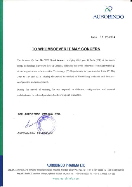 Internship Cert marvel | PDF