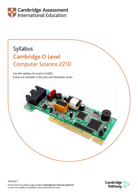 Igcse ict syllabus | PDF | Computing | Technology & Computing