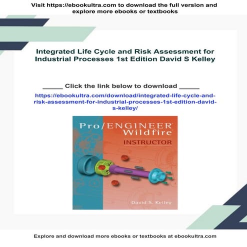 Integrated Life Cycle and Risk Assessment for Industrial Processes 1st ...
