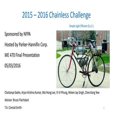 UIUC Chainless Challenge - Final Presentation | PPT