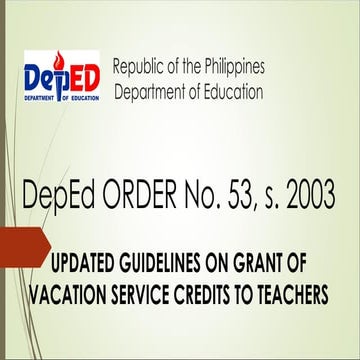 557401830-1-Deped-order-no-53-s-2003-revised.ppt