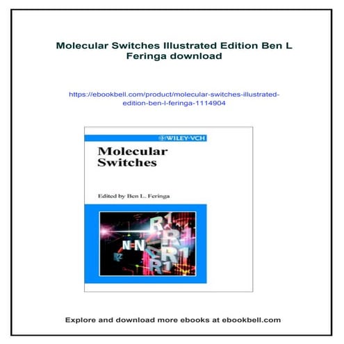 Molecular Switches Illustrated Edition Ben L Feringa | PDF