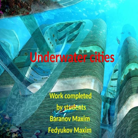 underwater city | PPTX