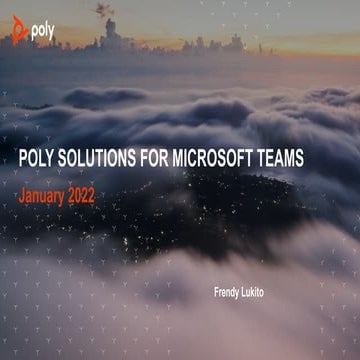 Poly-Solutions-for-Microsoft-Teams-Rooms | PDF