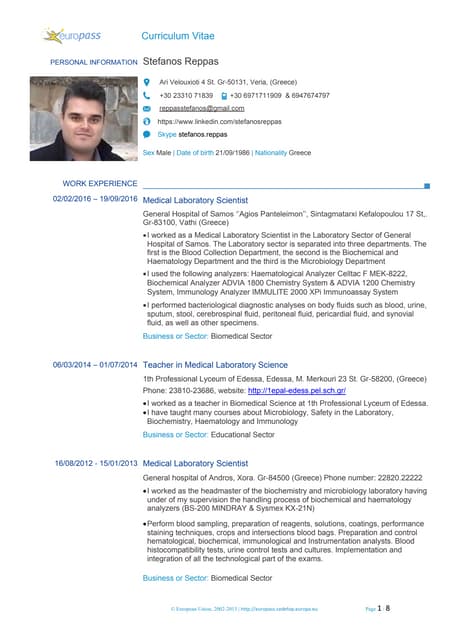 Zac Asmanis CV_ENG - Έγγραφα Google | PDF