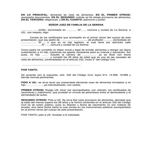 formato-cese-de-alimentos | DOC