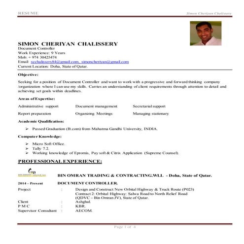 SIMON CHERIYAN - CV | DOCX
