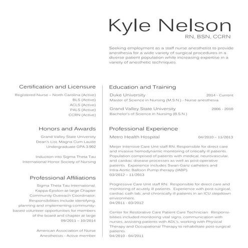 Kyle Nelson CV | PDF