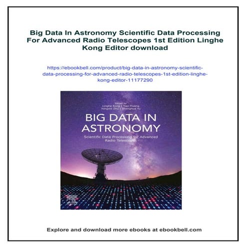 Big Data In Astronomy Scientific Data Processing For Advanced Radio ...