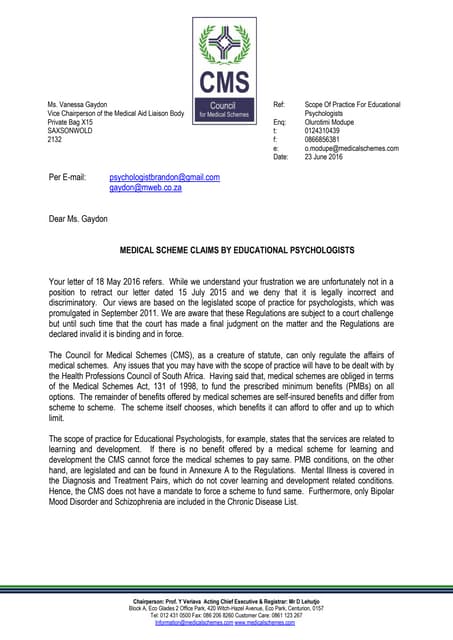 CMS - JASA's letter - Allegations fraud and interference - 1 March 2016 ...