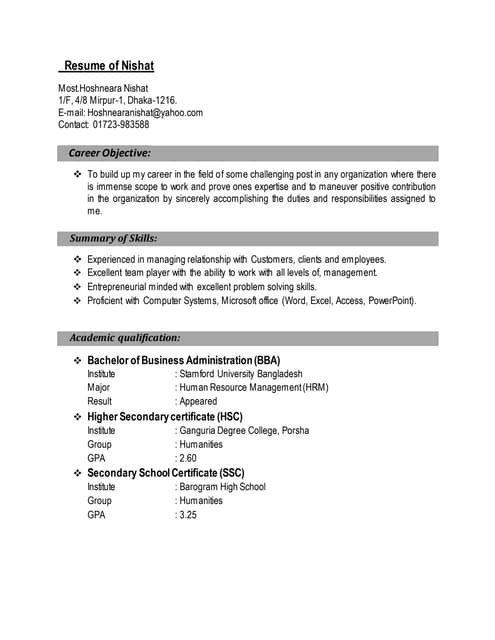 Mahwish cv | DOC