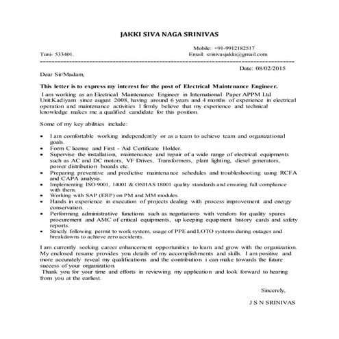 Adam Shump Cover letter | DOCX