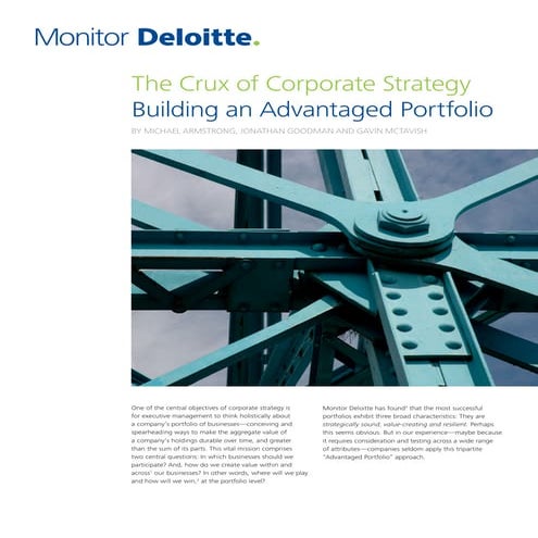 us-cons-building-an-advantaged-portfolio-032315 | PDF | Stocks and ...