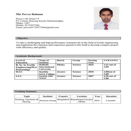 Mehedi Hasan C V | DOCX