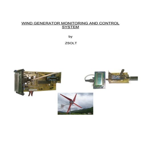WIND GENERATOR MONITORING AND CONTROL SYSTEM (1) | PDF