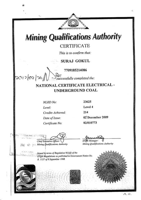 N4 Certificate HD | PDF