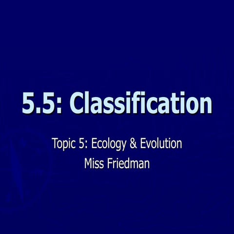 5.5 Classification | PPT