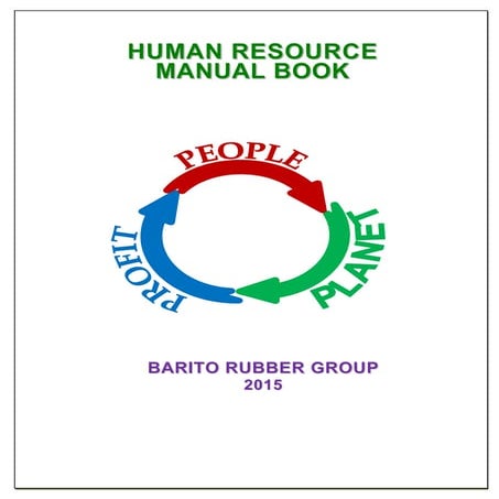 HUMAN RESOURCE MANUAL BOOK - Rev 1 | PDF