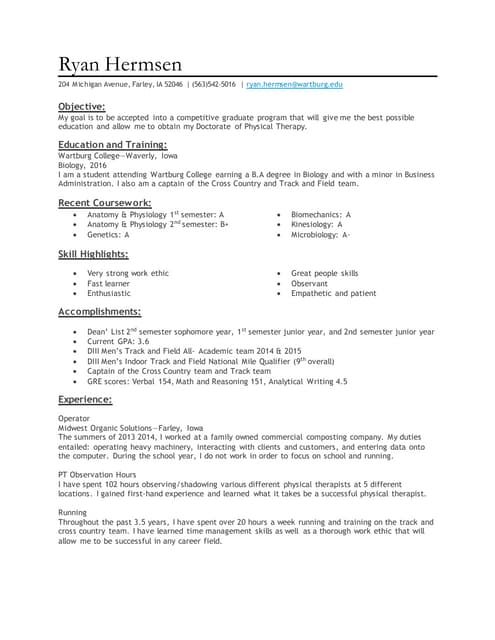 Resume 2 | PDF
