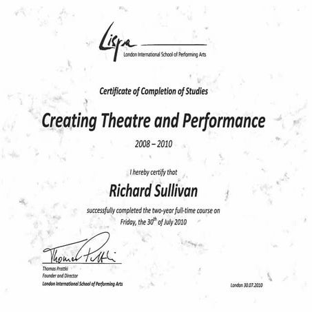 Lispa Certificate 1 | PDF