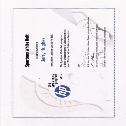 Barry Hughes - Spartans white Belt | PDF