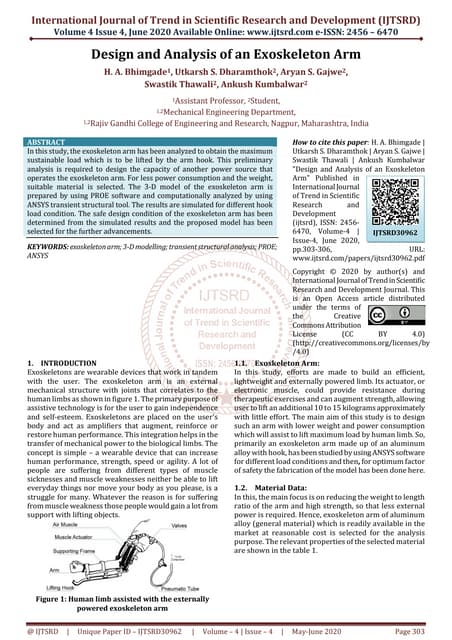 IRJET- Design of an Exoskeleton ARM with Pneumatic Muscle Actuation-A ...