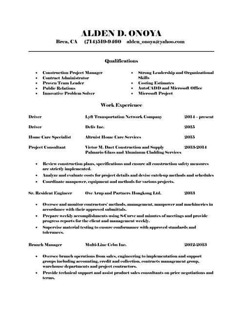 Cox Resume (1) | PDF