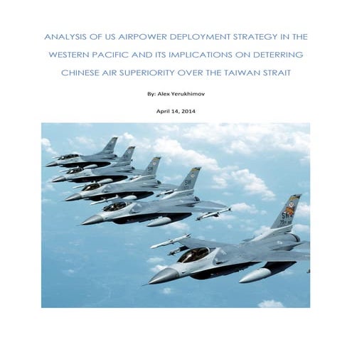 US airpower distribution strategies to deter chinese air power over ...