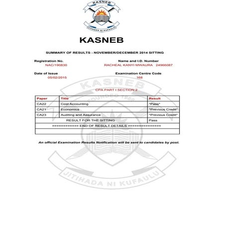 kasneb | PDF