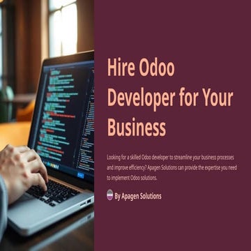 Hire Odoo Developer Key To Successful Erp Implementation Ppt