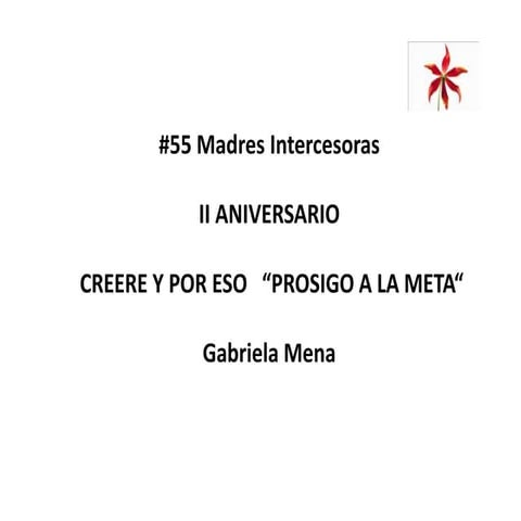 # 55 PROSIGO A LA META | PPTX