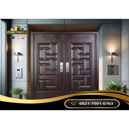 WA 0821 7001 0763 (FORTRESS) Pintu Rumah Motif Kayu 2 Pintu di Kepulauan Selayar | PDF